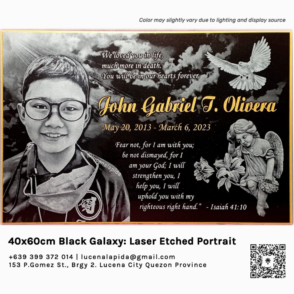 Standard Lapida: Laser-Etched Photo – Lapidahan