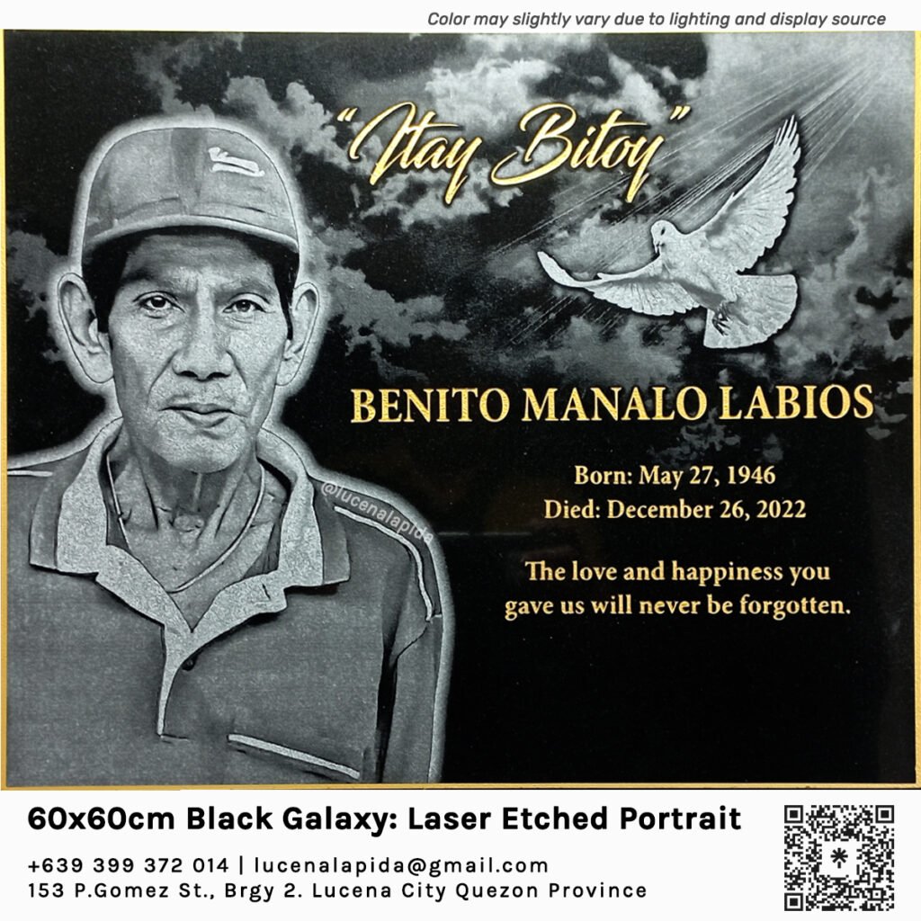 Standard Lapida: Laser-Etched Photo – Lapidahan