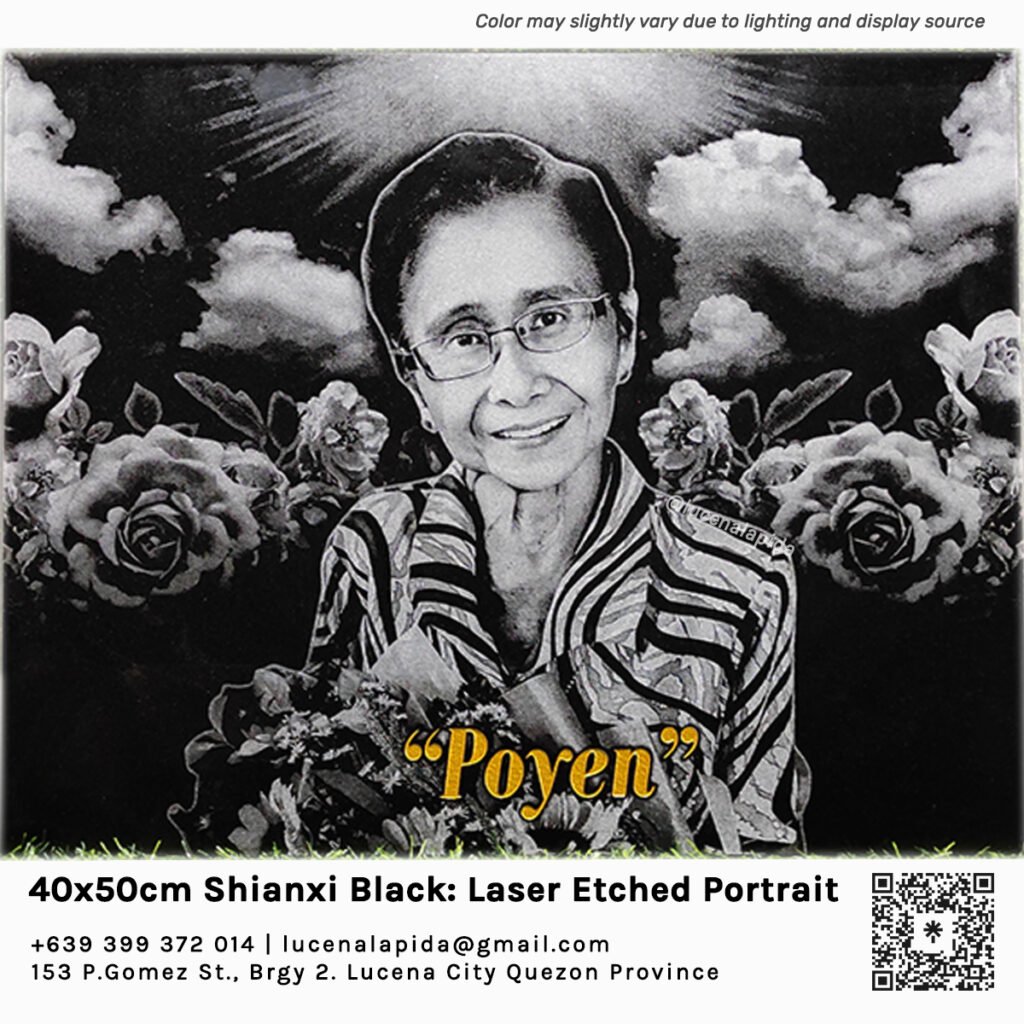 Standard Lapida: Laser-Etched Photo – Lapidahan
